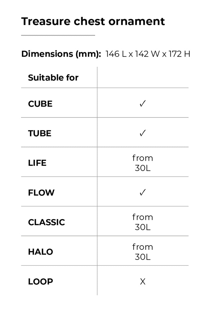 Treasure Chest Sculpture for Unique Aquatic Decor | biOrb UK